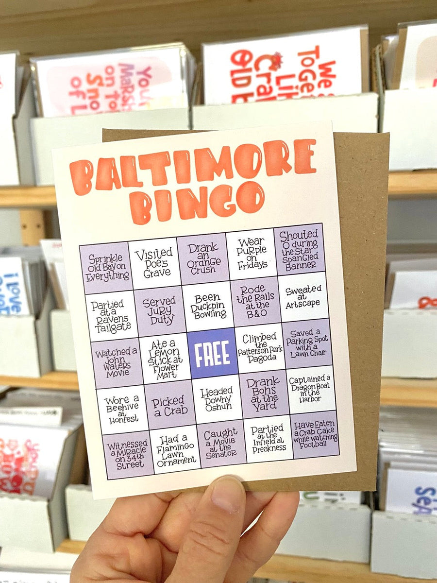 Story Behind the Card - Baltimore Bingo – Maggie Moore Studio