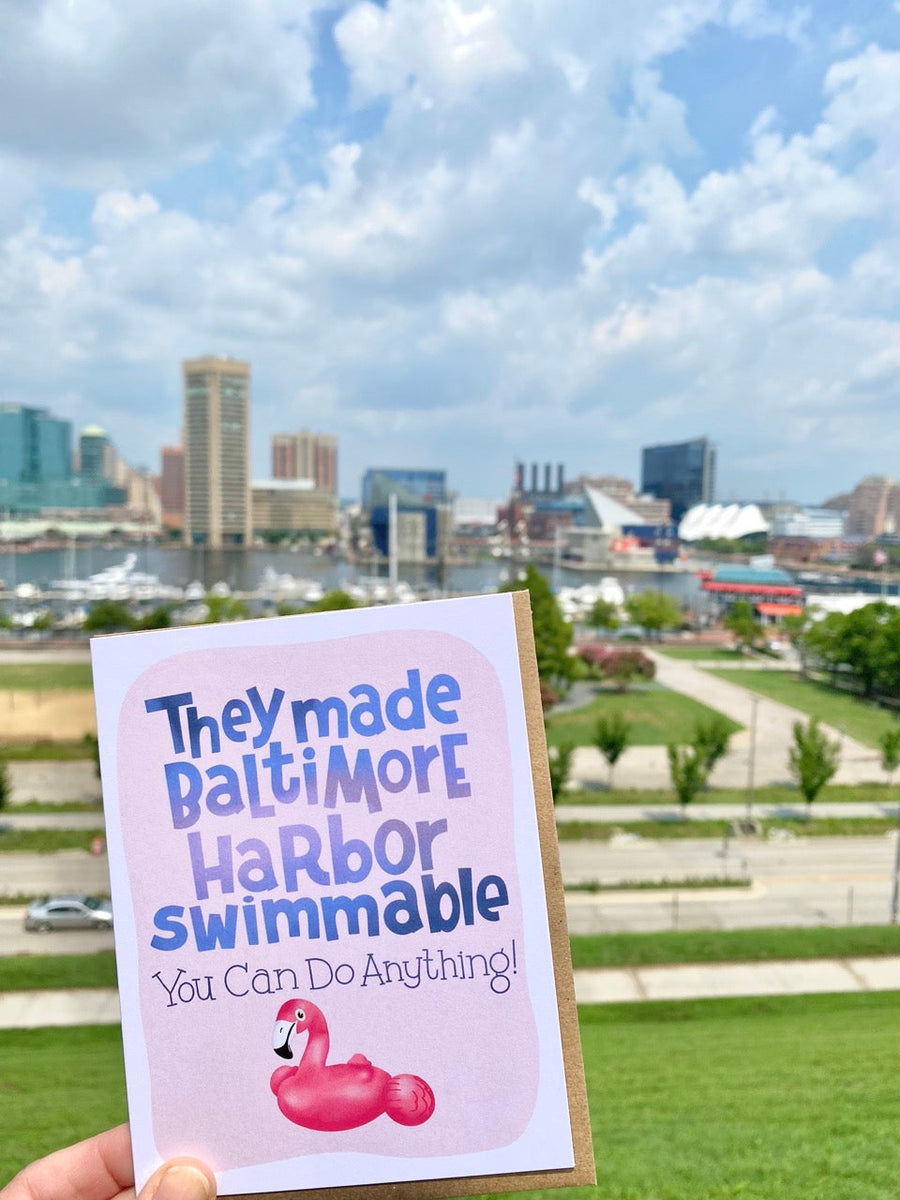 Story Behind the Card - Baltimore Harbor Is Swimmable! – Maggie Moore ...